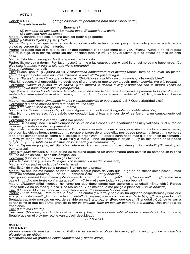 YO, adolescente | PDF | Amor
