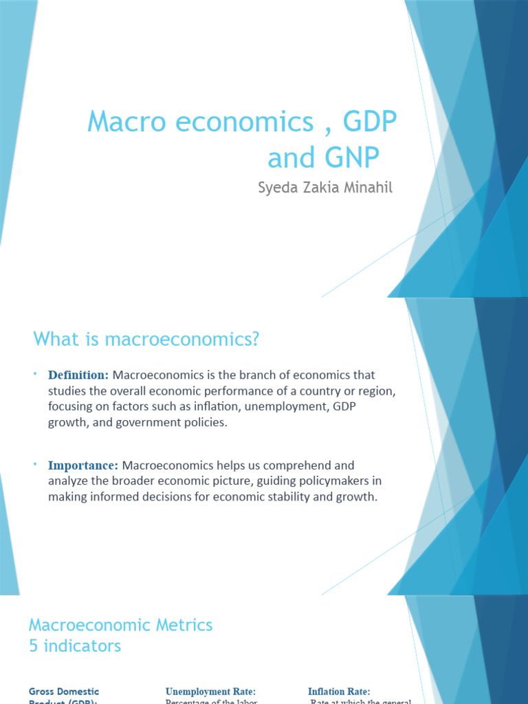 Economics | PDF | Gross Domestic Product | Macroeconomics