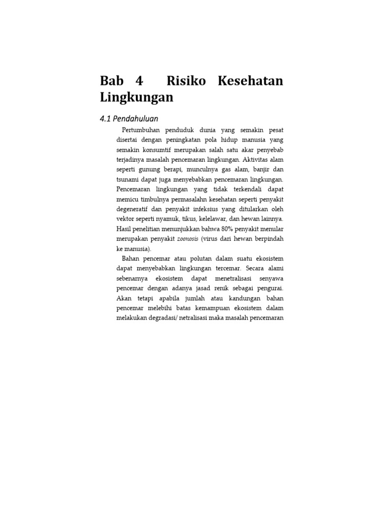 04 BAB 4 - Faktor Risiko - Edit2 | PDF