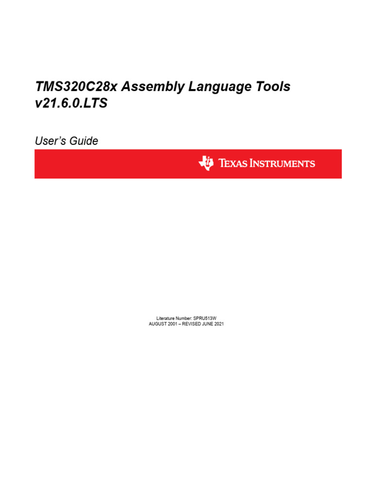 Assembly Language Tools | PDF | Assembly Language | Library (Computing)