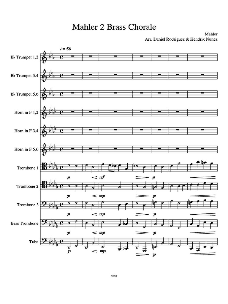 Mahler No.2 Brass | PDF
