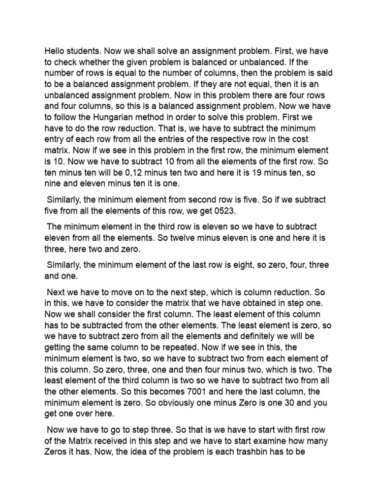 Hello Students Download Free Pdf Matrix Mathematics Linear Algebra