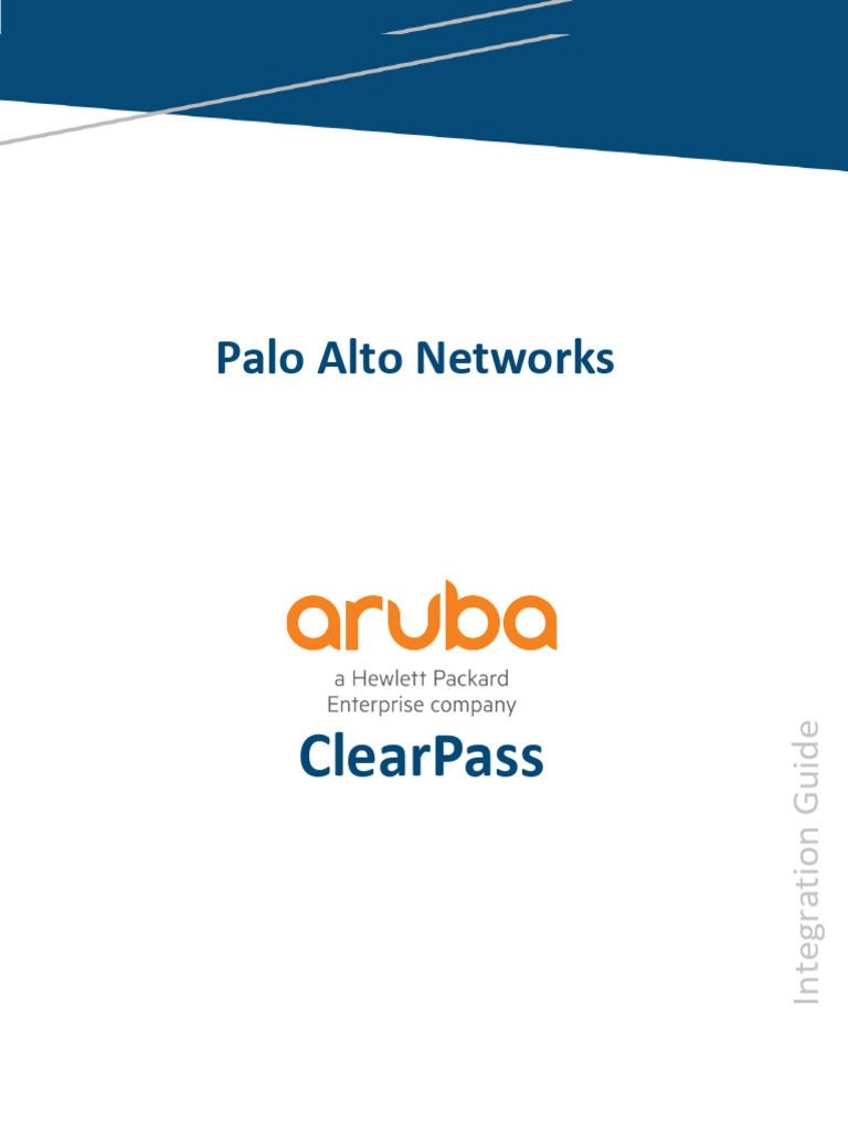 clearpass-integration-guide | PDF | Radius | Computer Network