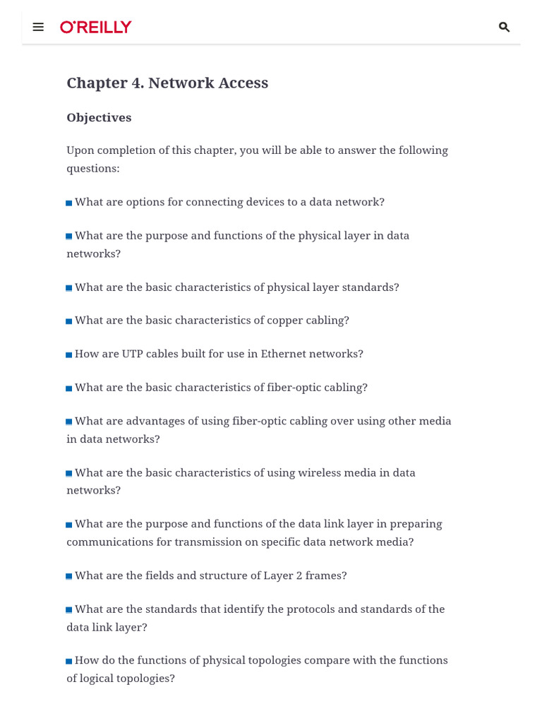 Network Access: Physical & Data Link Layers | PDF | Coaxial Cable | Optical Fiber