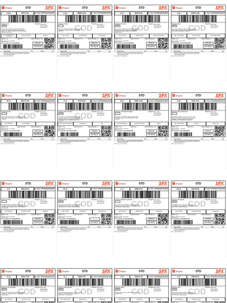 Cod Cod Cod: STD STD STD STD | PDF