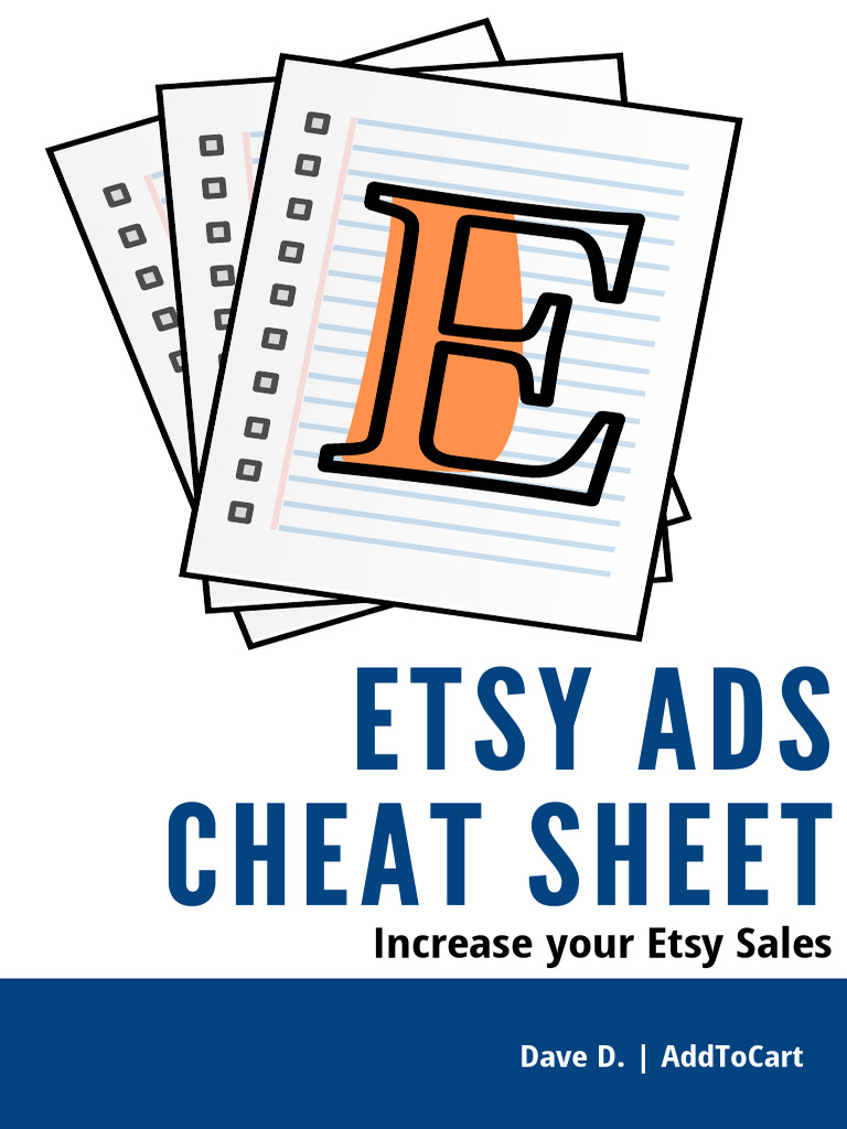 Etsy Ads Cheat Sheet | PDF | Etsy
