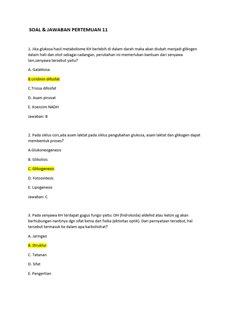 Soal Biomedik Kel. 2 | PDF