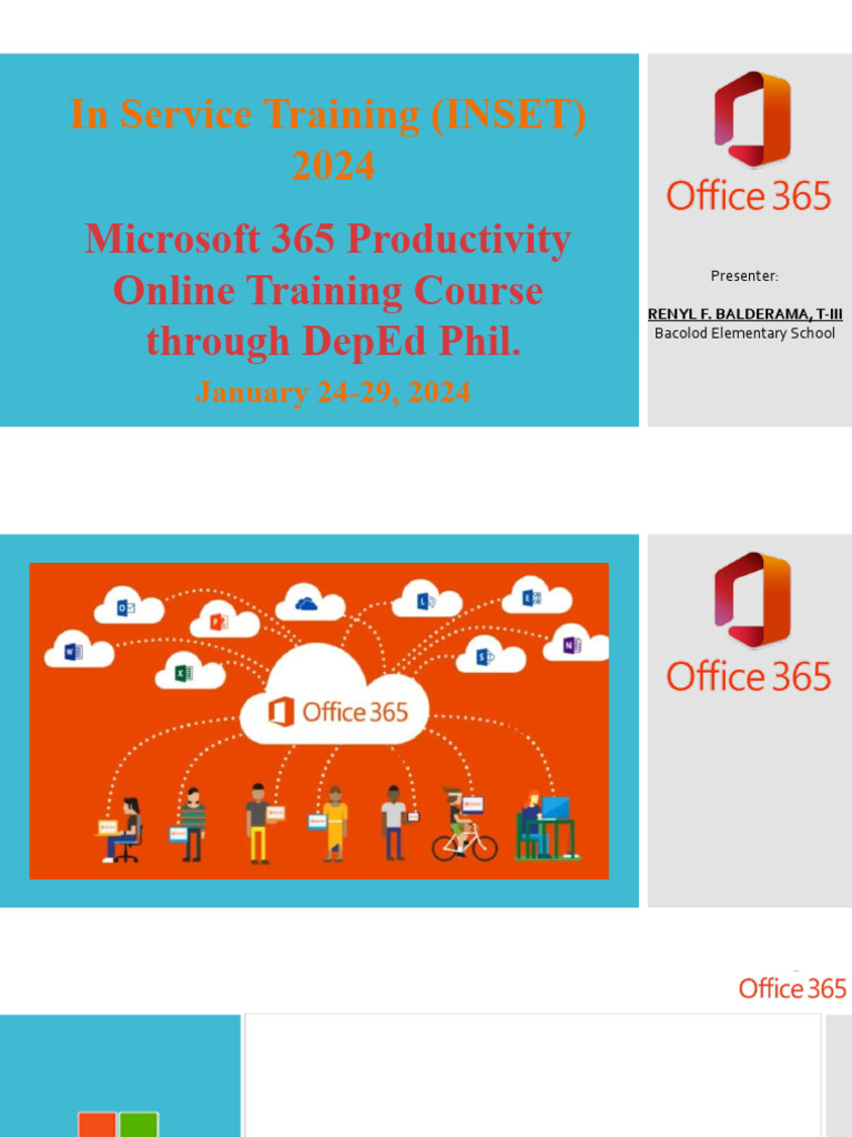 INSET 2024 365 Microsoft Office | PDF | Microsoft Office | Microsoft Outlook