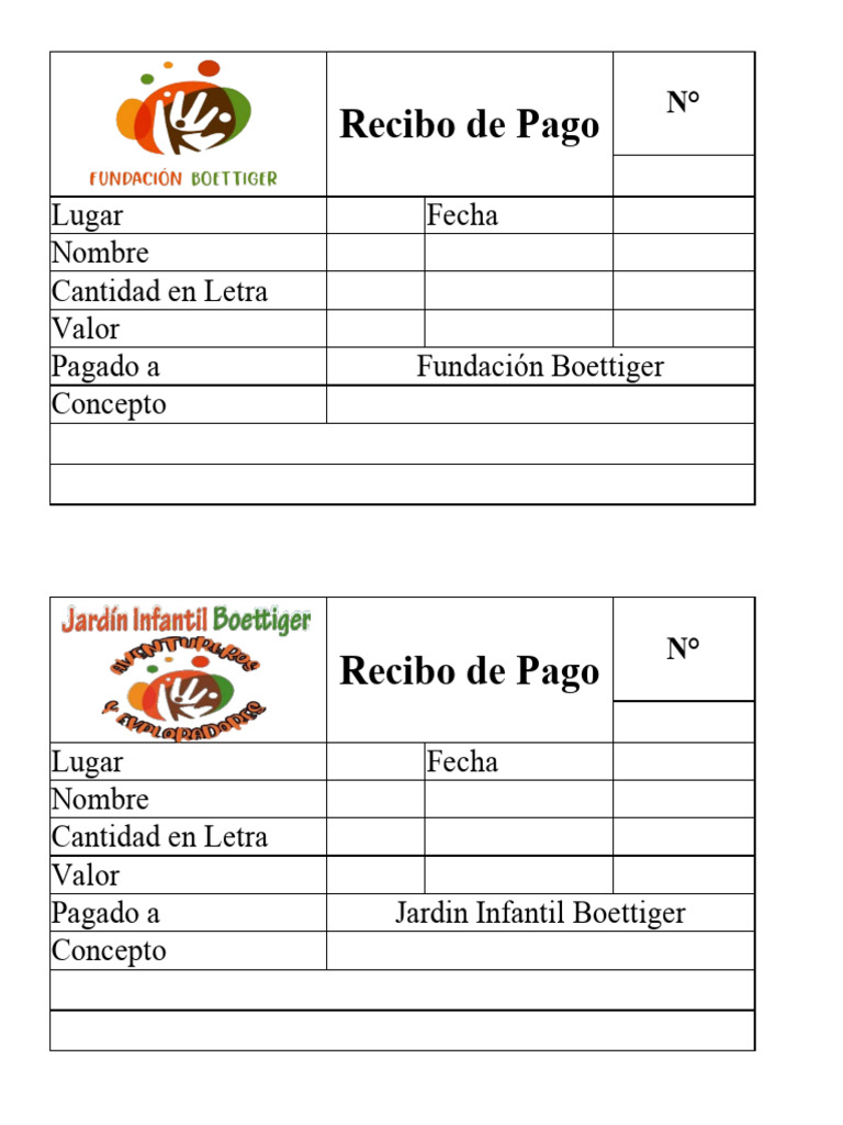Recibo de Pago Escolar y Guardería | PDF | Hogar, jardinería y bricolaje