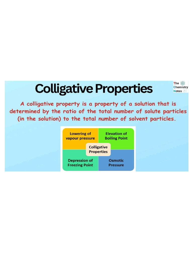 Colligative Property | PDF