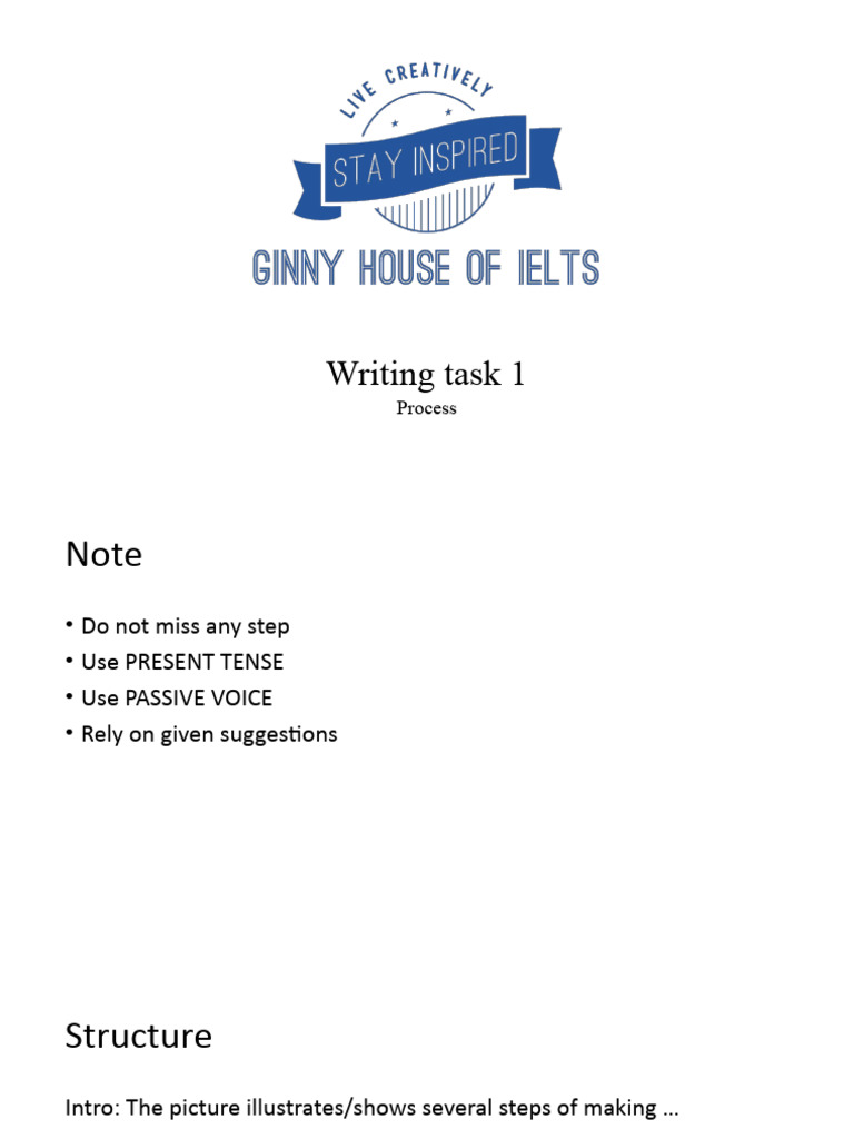 4.5 Writing Task 1 Process | PDF
