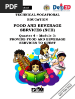 FBS WEEK 4 - Types of Menu | PDF | Meal | Menu