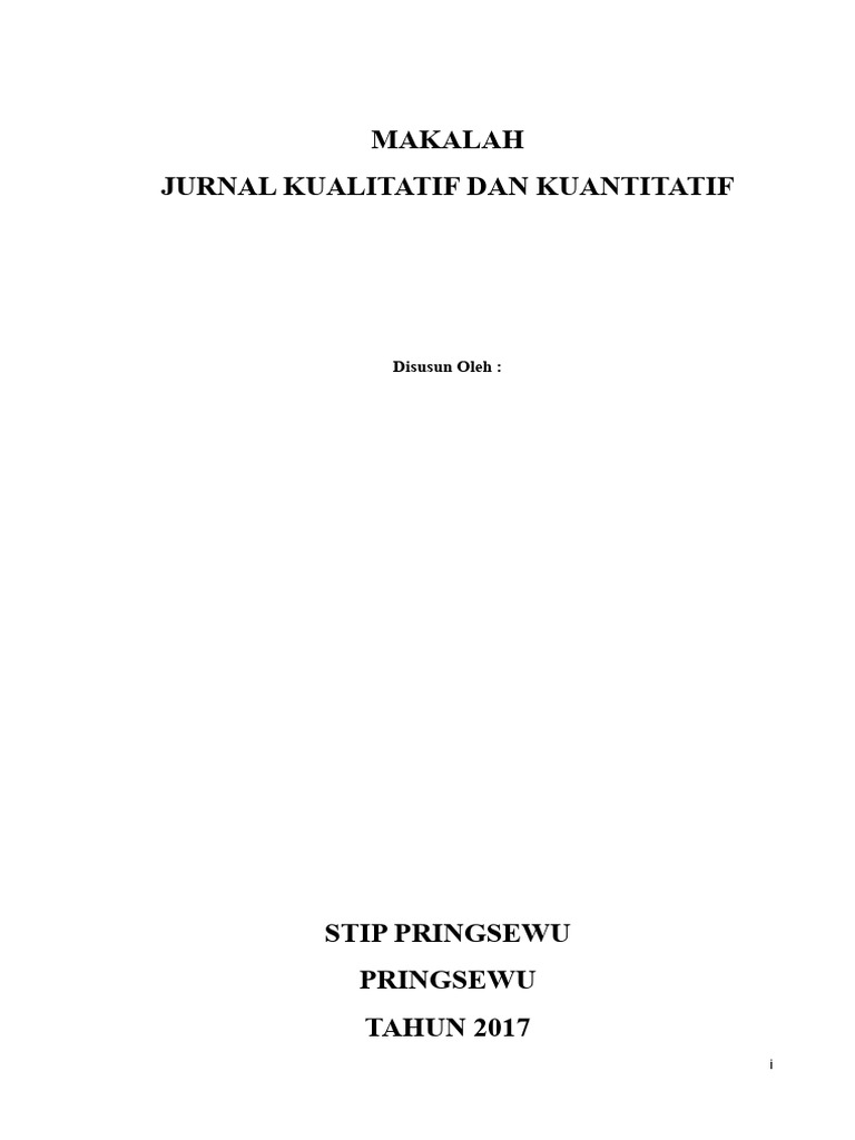 Makalah Penelitian Kualitatif Dan KUANTITATIF 3 | PDF