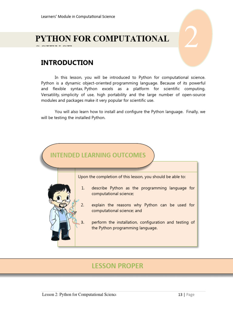 Lesson 2 | PDF | Python (Programming Language) | Programming