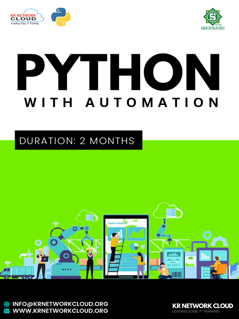 Python With Automation | PDF | Python (Programming Language ... Python With Automation | PDF | Python (Programming Language ...