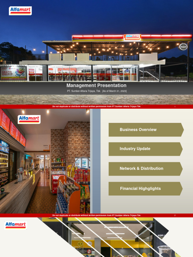 AMRT 1Q23 Presentation | PDF | Business Economics | Business