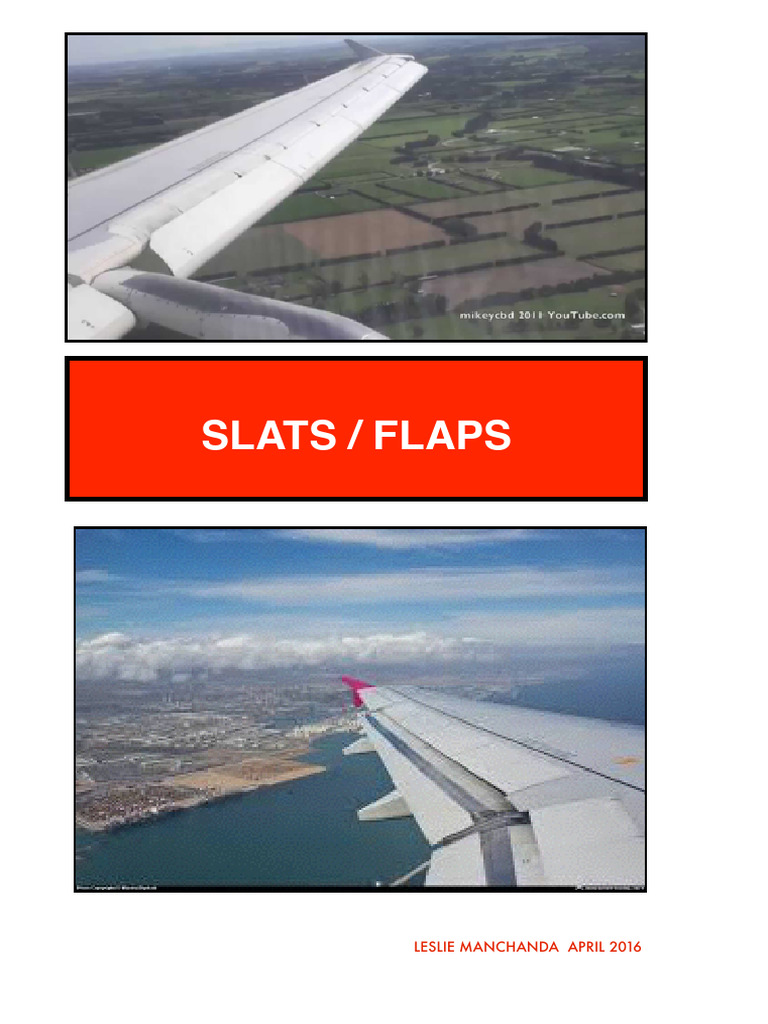 Slats - Flaps Rev Oct2016 | PDF | Air Traffic Control | Flap (Aeronautics)