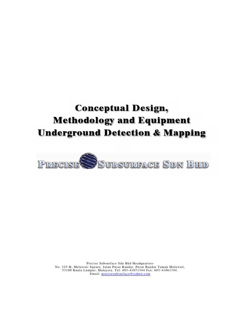 Underground Utility Detection Methods | PDF | Radar