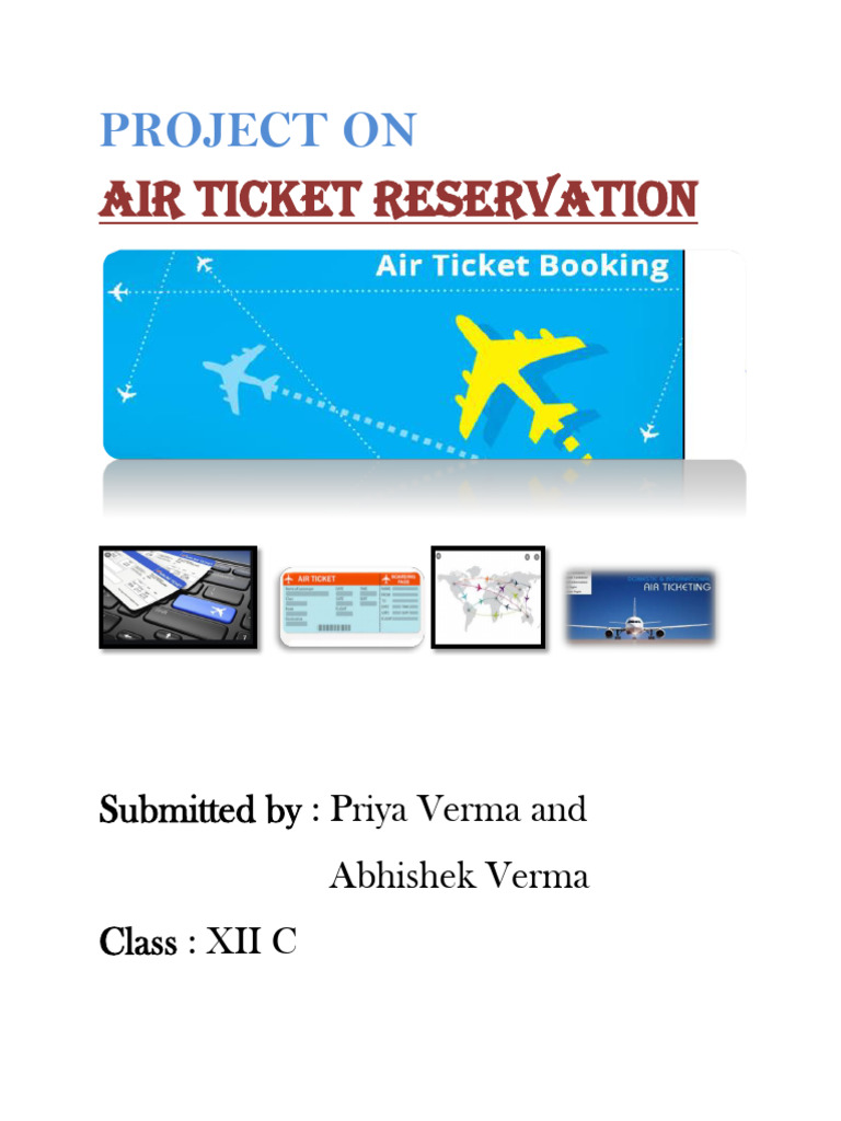 Air Ticket Reservation | PDF | Databases | Software Engineering