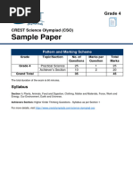 Icso Sample Paper Class-6 2025-26 | PDF | Very Large Scale Integration ...