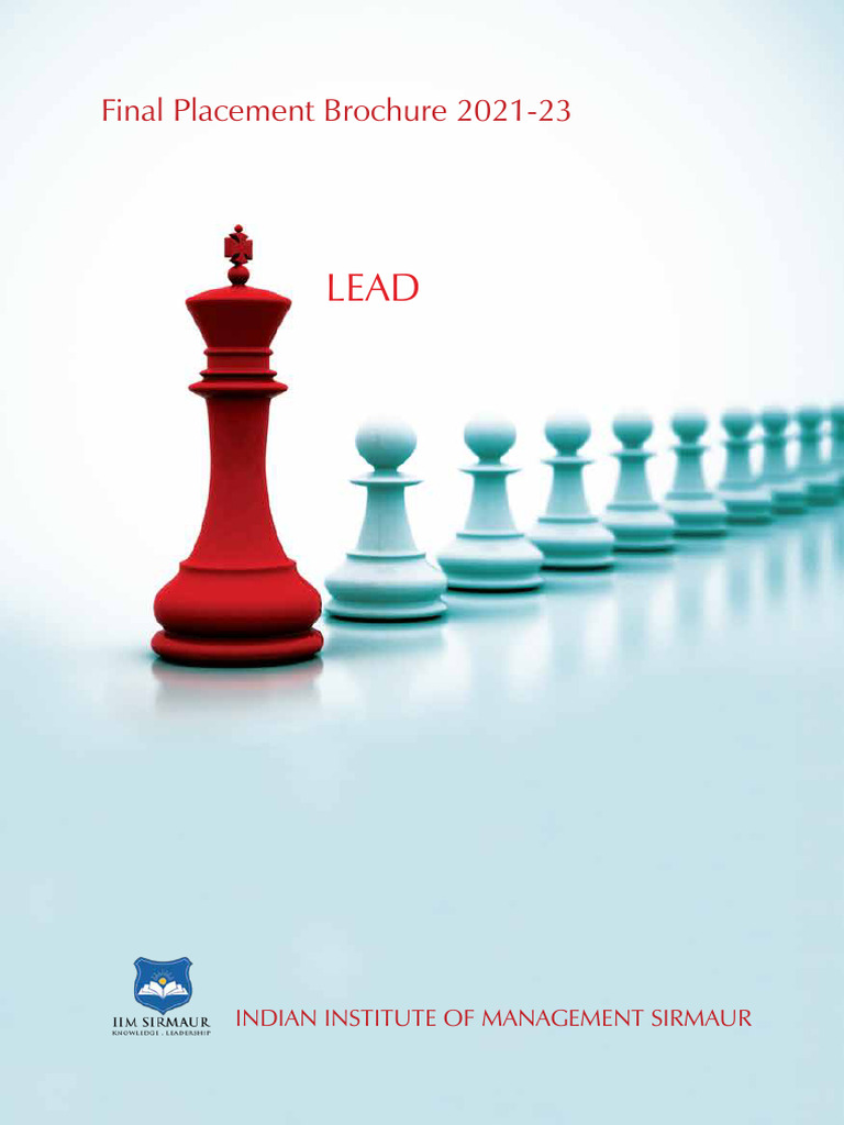 Final Placement Brochure 2021-23 | PDF | Analytics | Master Of Business ...