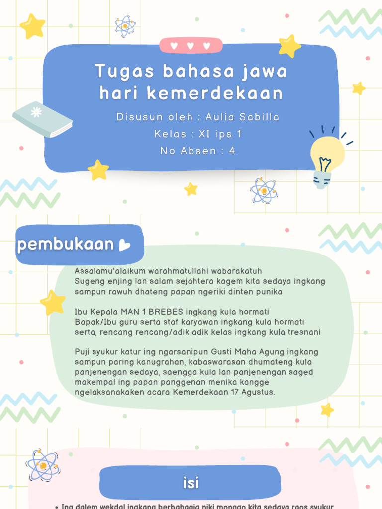 Tugas Bahasa Jawaa - XI Ips 1 | PDF