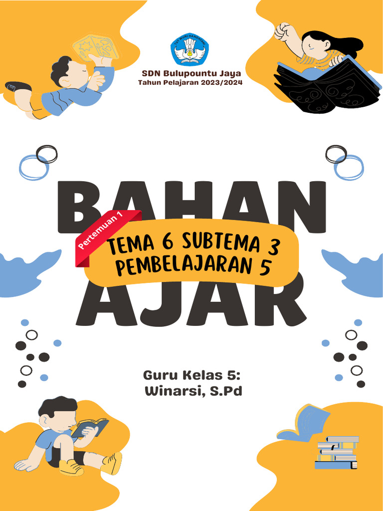 Bahan Ajar Pertemuan 1 Winarsi Siklus 2 | PDF | Kajian Bahasa Asing