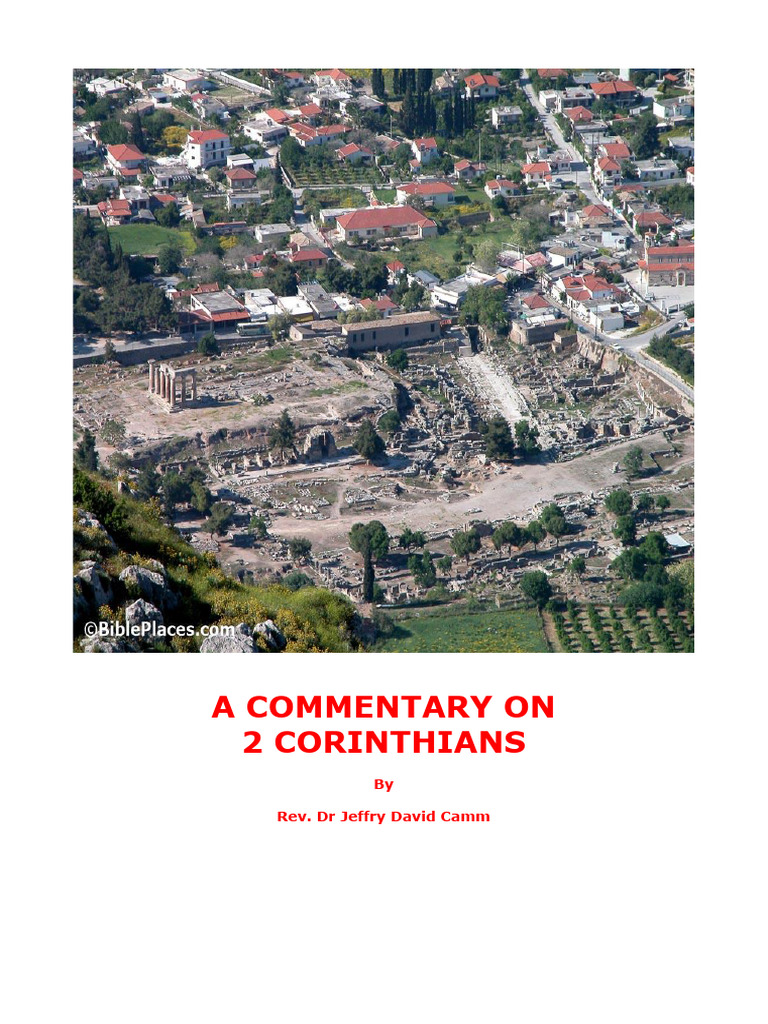 A Commentary On 2 Corinthians | PDF | Paul The Apostle | Jesus