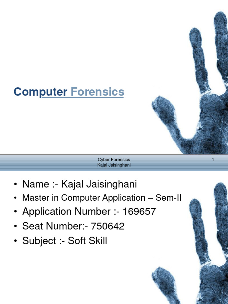 Soft Skill | PDF | Computer Forensics | Computer Security