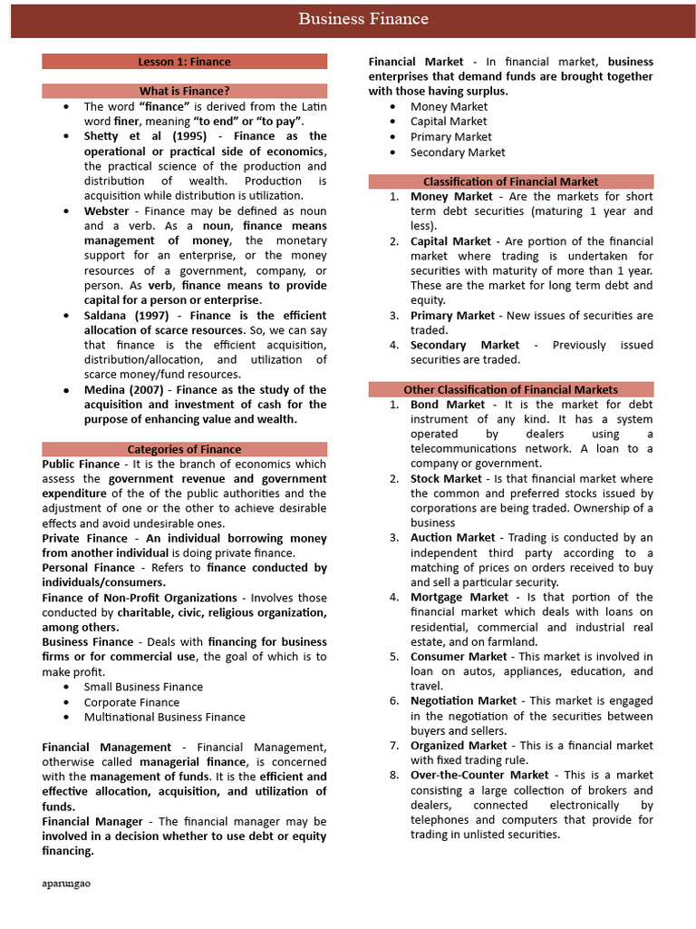 Business Finance | PDF | Securities (Finance) | Stocks