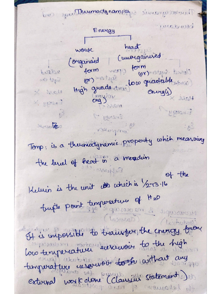 5 Thermo Notes Section A - Mid | PDF