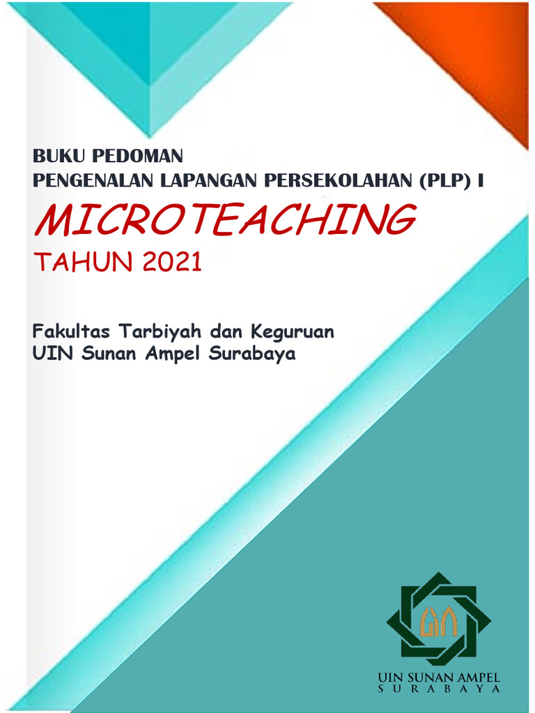 Pedoman PLP I Microteaching FTK UIN | PDF