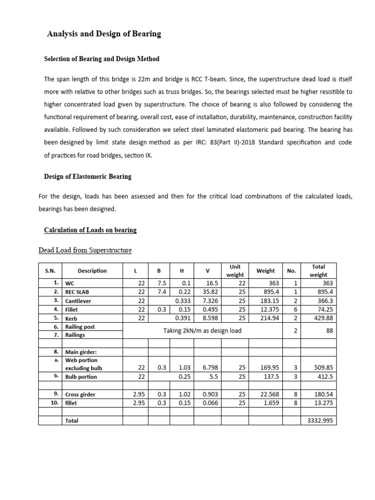Bearings | PDF | Bridge | Structural Load