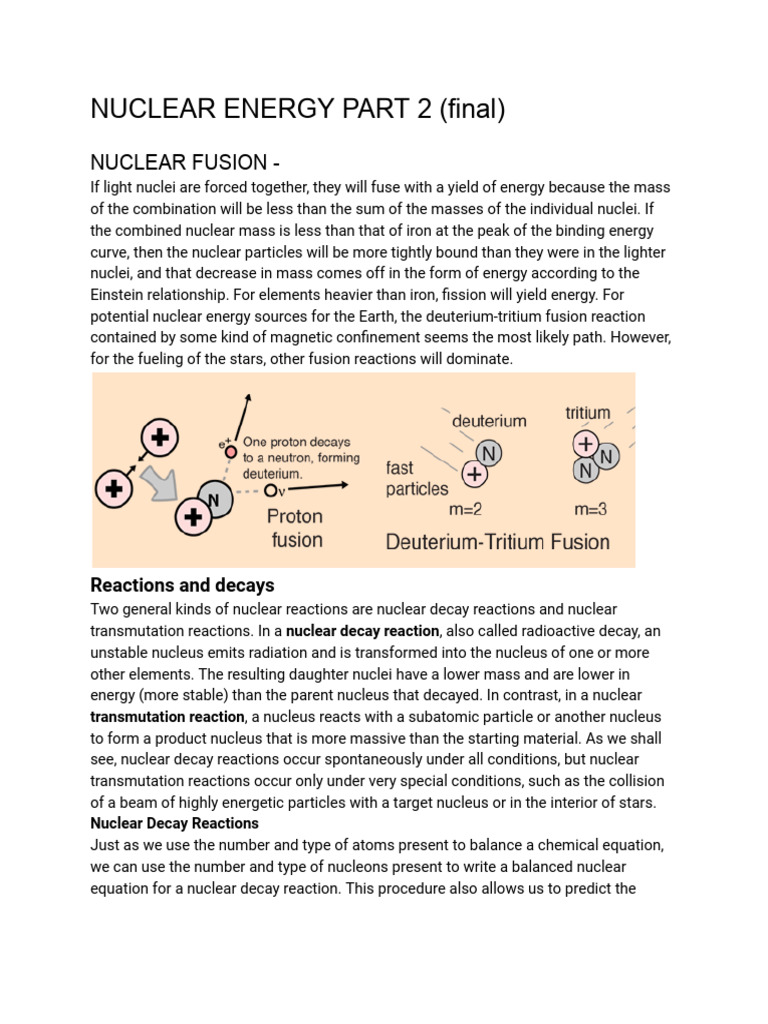Nuclear Energy Energy Science | PDF | Nuclear Reactor | Nuclear Physics