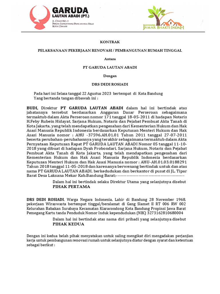 SPK Jamar Bhakti | PDF