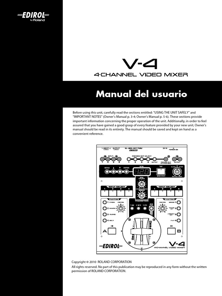 v4 Manual SP | PDF