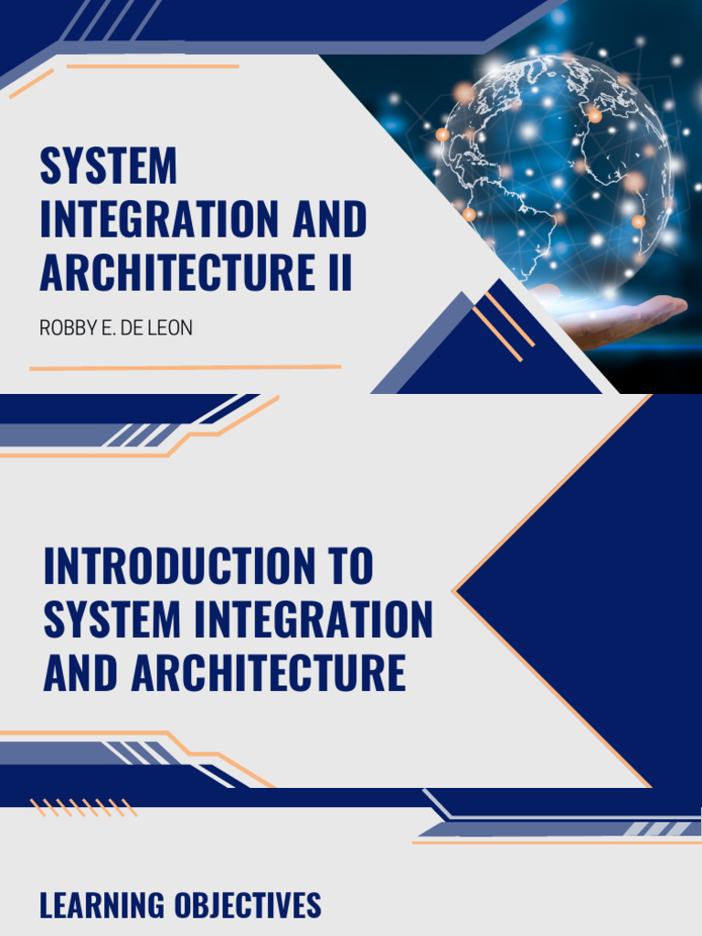 ITEC116 W02P - Introduction To System Integration and Architecture ...
