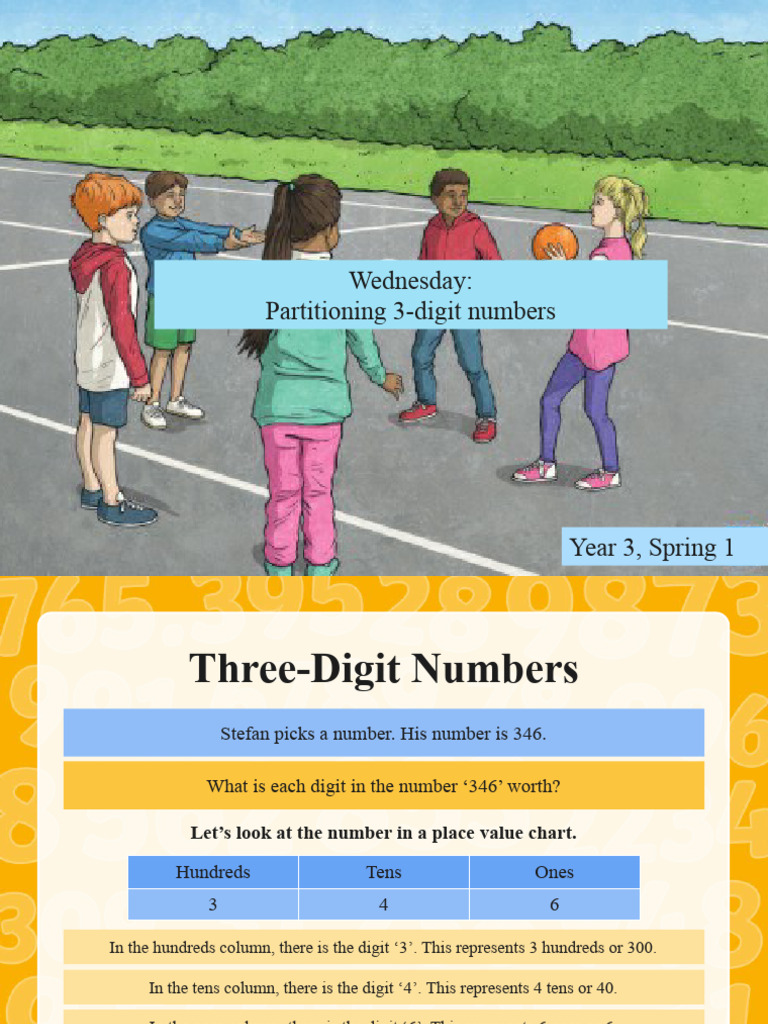 Partitioning 3 Digit Numbers | PDF | Notation | Systems Science