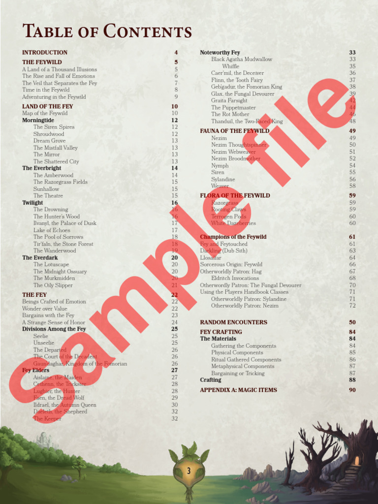 Sample | Download Free PDF | Emotions | Dungeons & Dragons