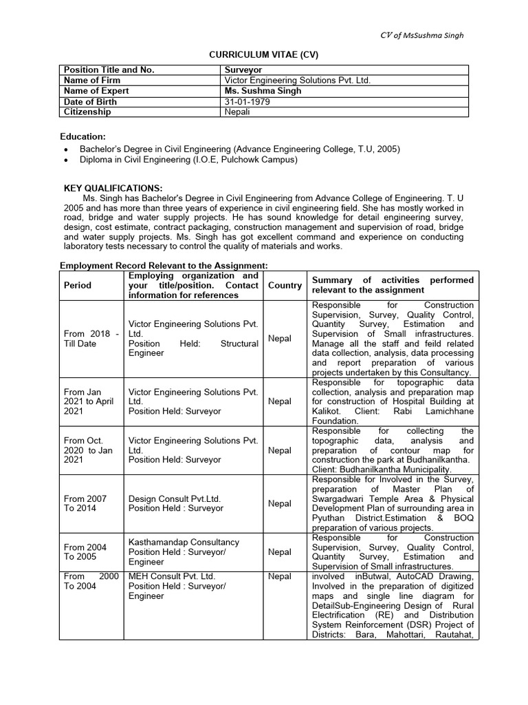 Sushma Singh - Final | PDF