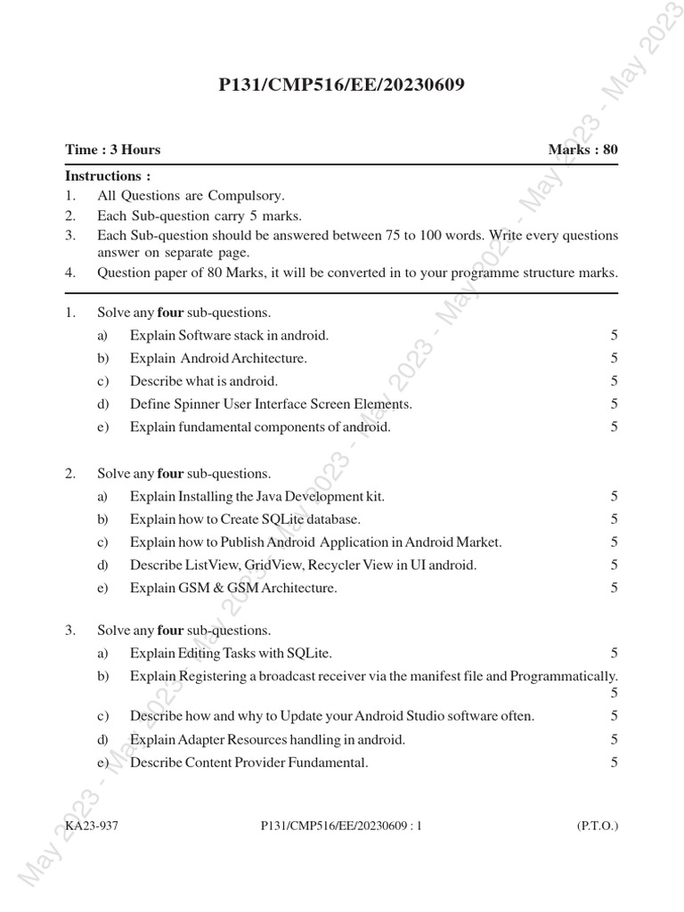 CMP516 2 | PDF | Android (Operating System) | Application Software