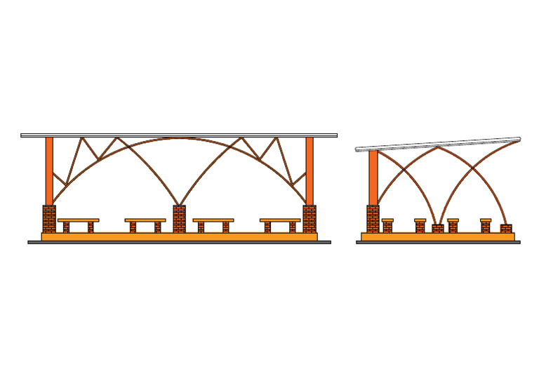 Desain Halte BTN-Model | PDF