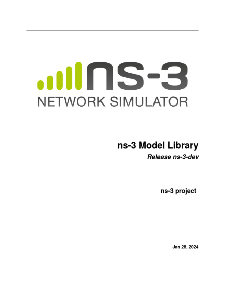 Ns 3 Model Library | PDF