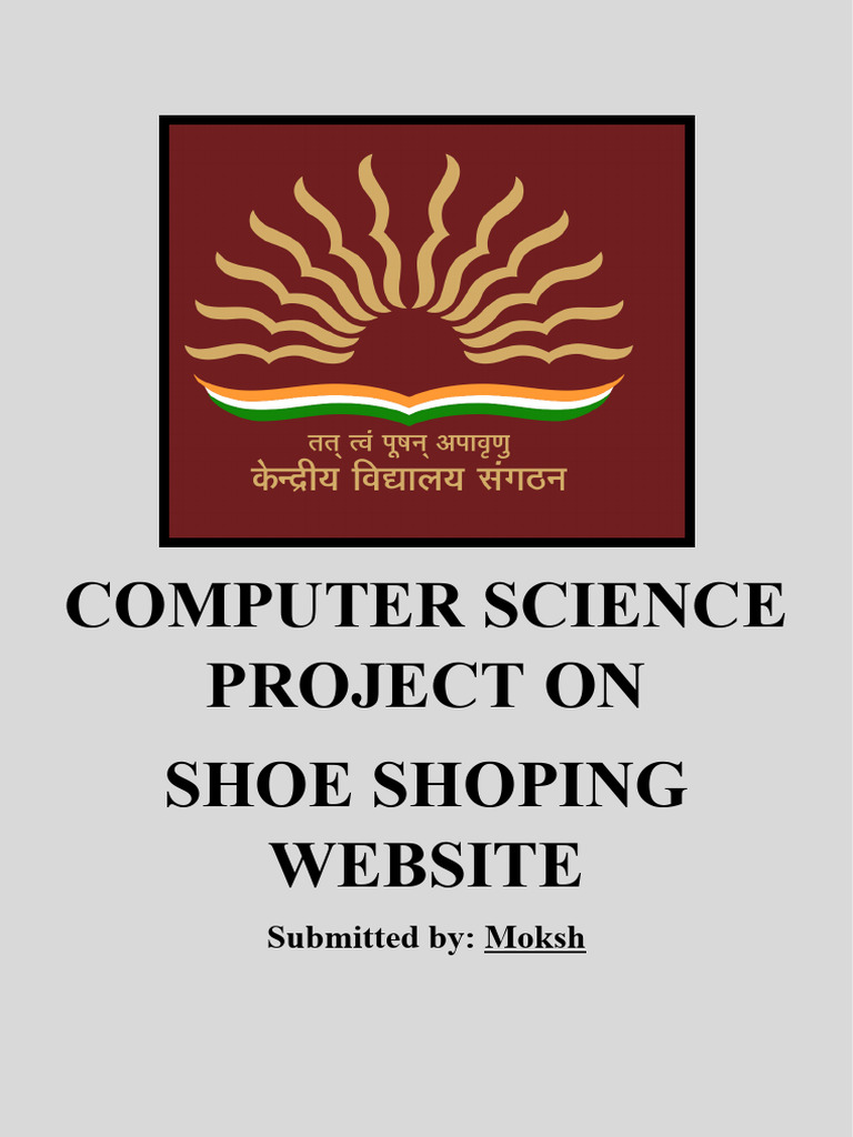 Computer Science Project On | PDF | Software Engineering | Computing