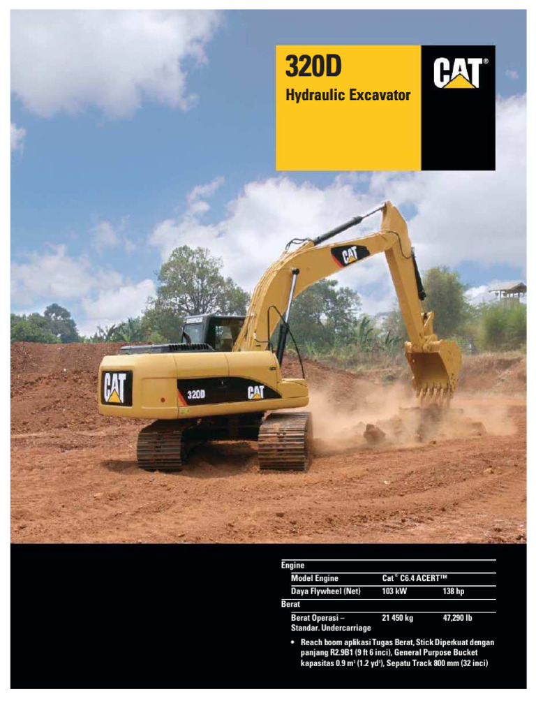 Brosure - Exca CAT 320D | PDF