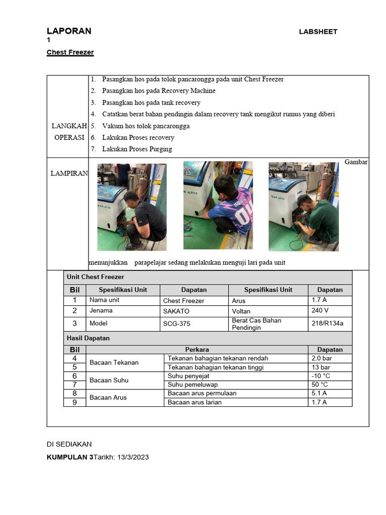 Laporan Kumpulan Solihin | PDF
