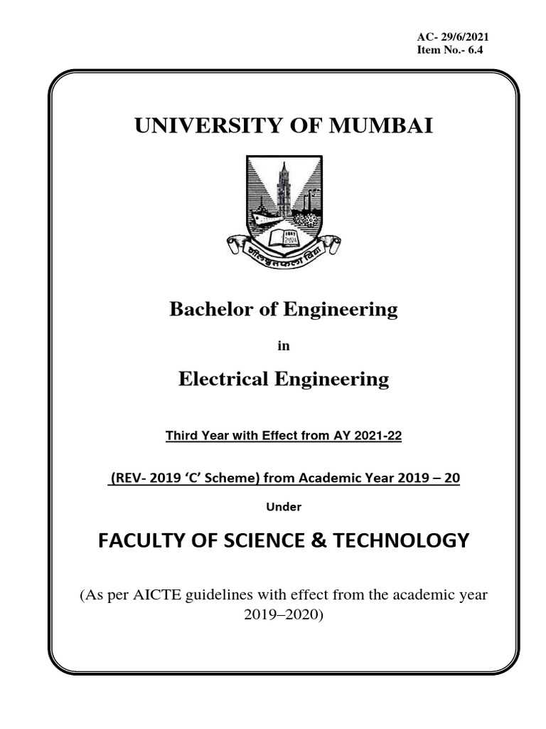 SEM 6 Syllabus EE | PDF | Fuse (Electrical) | Electric Motor