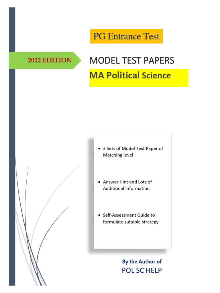 MA Political Science Model Test Papers | PDF
