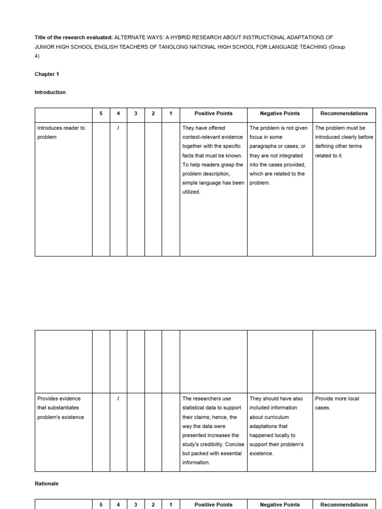 Task #1 - Research Proposal Evaluation | PDF | Citation | Methodology