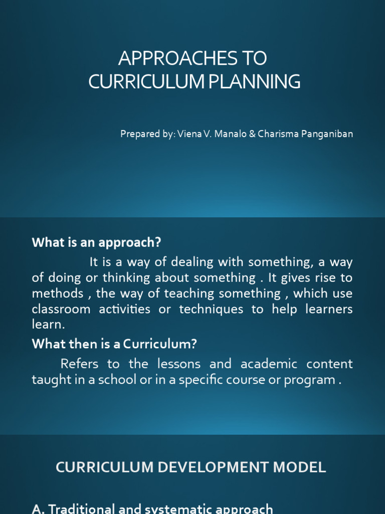 Curriculum Planning Strategies | PDF | Curriculum | Learning